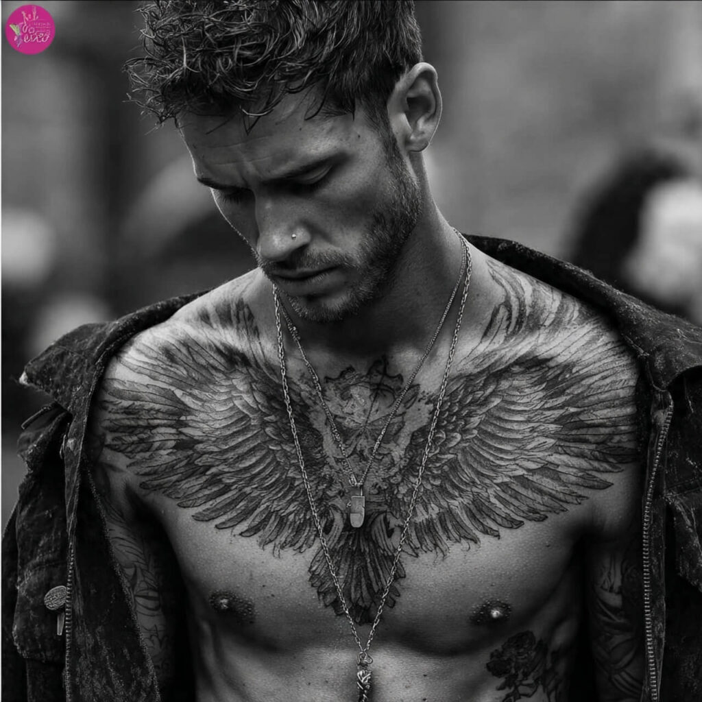 15 Men’s Chest Tattoo Ideas That Command Attention and Tell Your Story