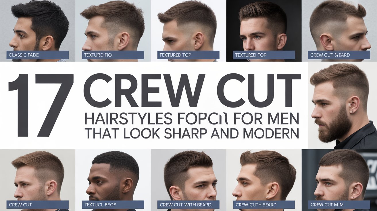 Crew Cut Hairstyles for Men: 17 Clean and Modern Cuts
